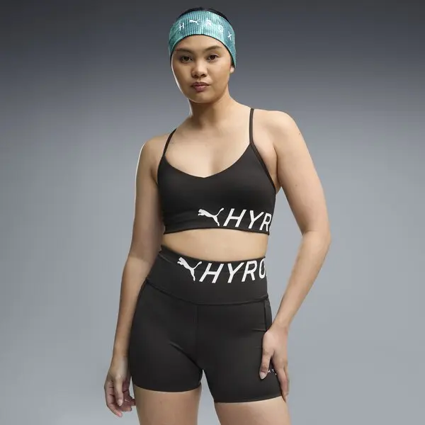 PUMA X Hyrox Pwrmode Strappy Sports Bra - Black