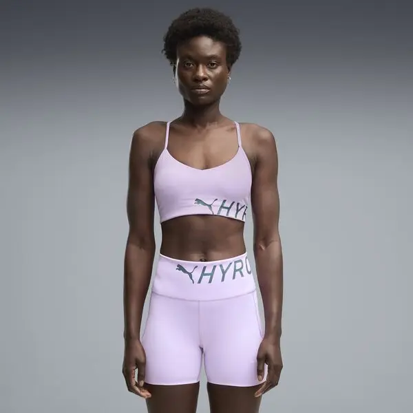 PUMA X Hyrox Pwrmode Strappy Sports Bra - Purple