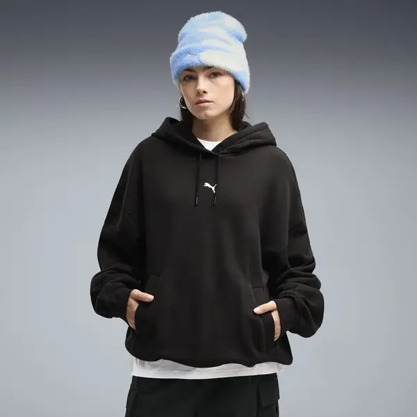 PUMA Essentials Oversized Hoodie - Black