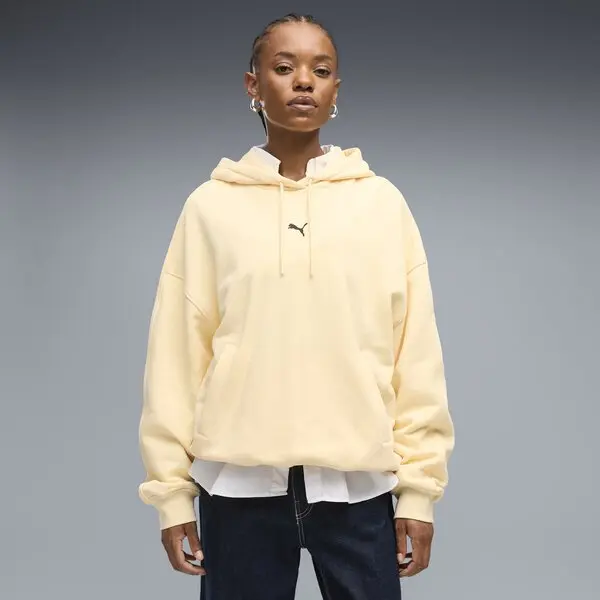 PUMA Essentials Oversized Hoodie - Yellow