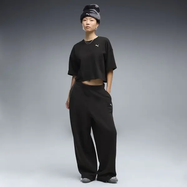 PUMA Essentials Slouchy Pintuck Pants
