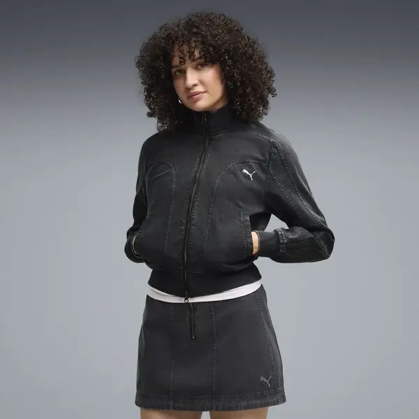PUMA Future..archive Washed Twill Short Jacket - Black