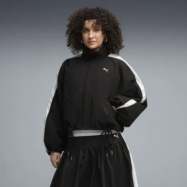 PUMA T7 Primaloftâ® Heat Insulation Kimono Jacket - Black