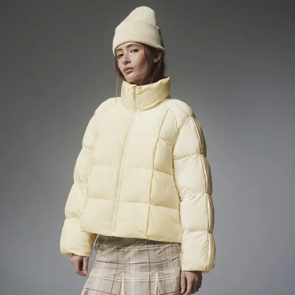 PUMA T7 Pleated Puffer Jacket - Yellow
