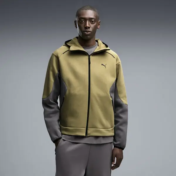 PUMA Tech Relaxed Zip-up Hoodie - Brown