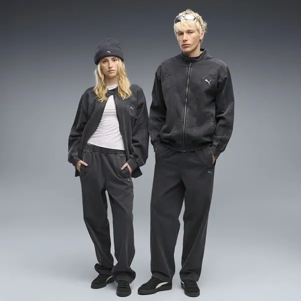 PUMA Future..archive Relaxed Washed Twill Track Pants - Black