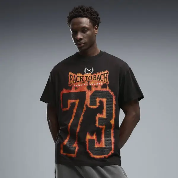 PUMA Back To Hoops Oversized Basketball T-shirt
