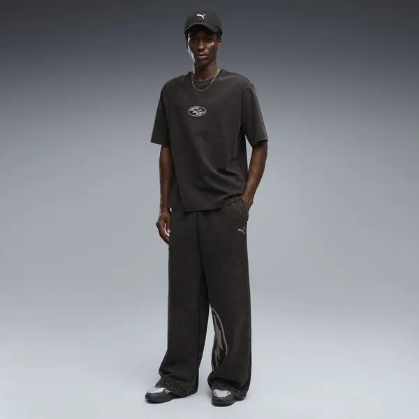 PUMA Select Wide Graphic Pants - Black
