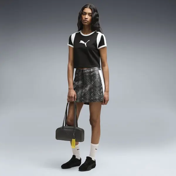 PUMA Snake Pack Printed T7 Skirt - Black