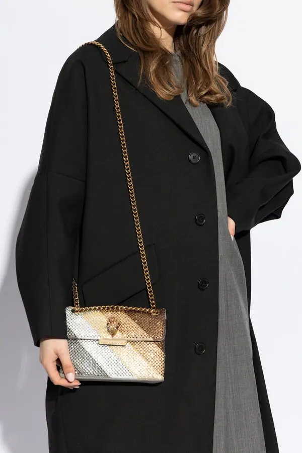 Kurt Geiger Fabric Mini Kensington Shoulder Bag