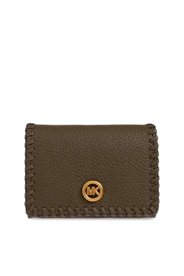 Michael Kors Leather Wallet With Logo