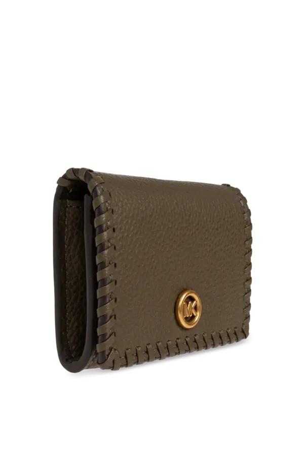 Michael Kors Leather Wallet With Logo