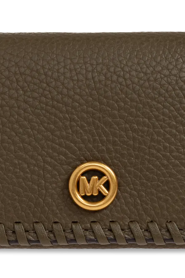 Michael Kors Leather Wallet With Logo