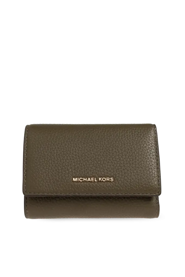 Michael Kors Leather Wallet With Logo
