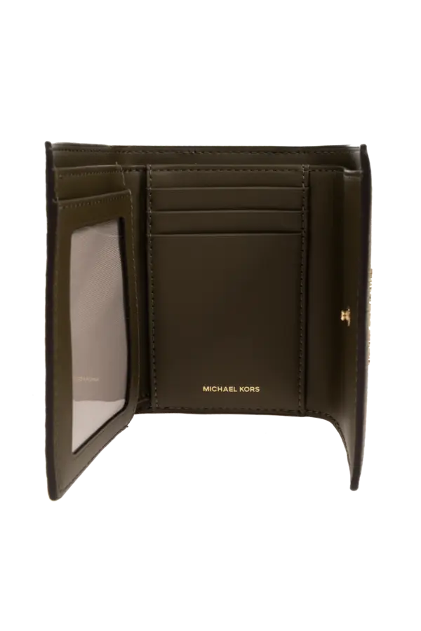 Michael Kors Leather Wallet With Logo