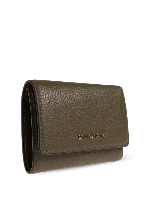 Michael Kors Leather Wallet With Logo