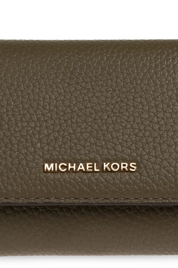 Michael Kors Leather Wallet With Logo