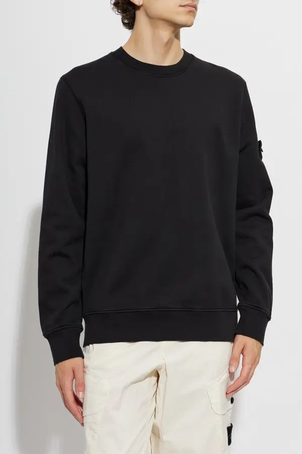 Stone Island Sweatshirt With Logo Patch