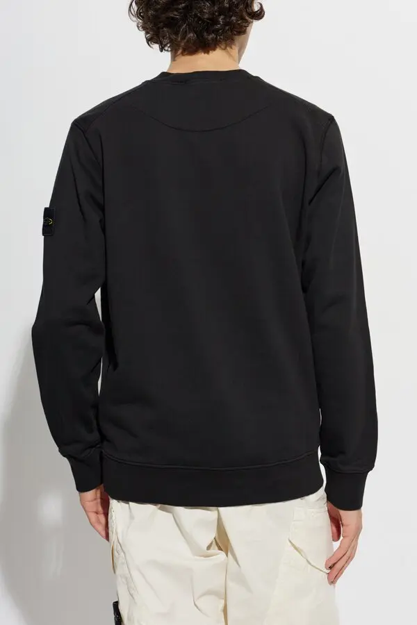 Stone Island Sweatshirt With Logo Patch