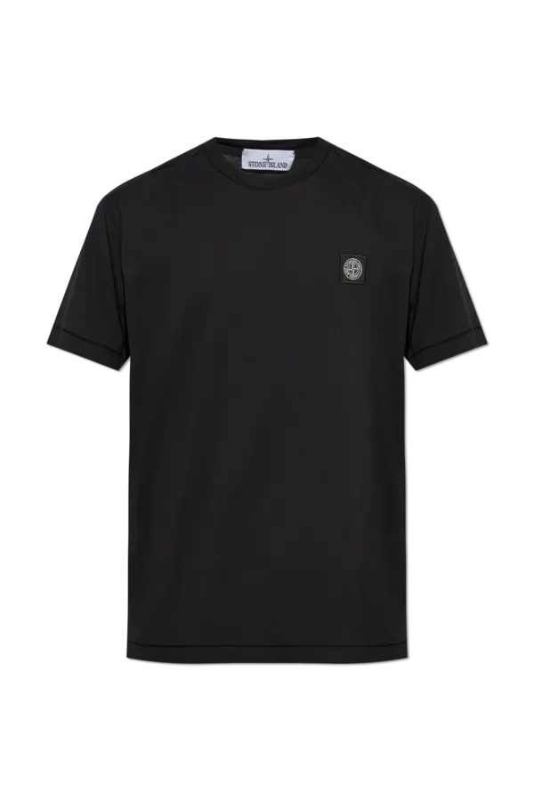 Stone Island T-shirt With Logo - Black