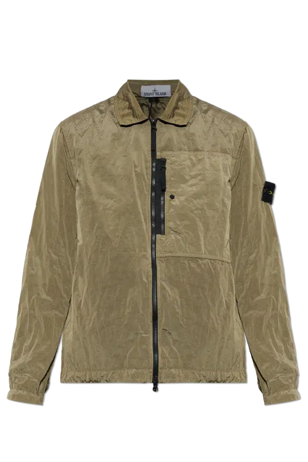 Stone Island Jacket With Logo Patch