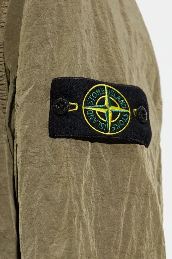Stone Island Jacket With Logo Patch