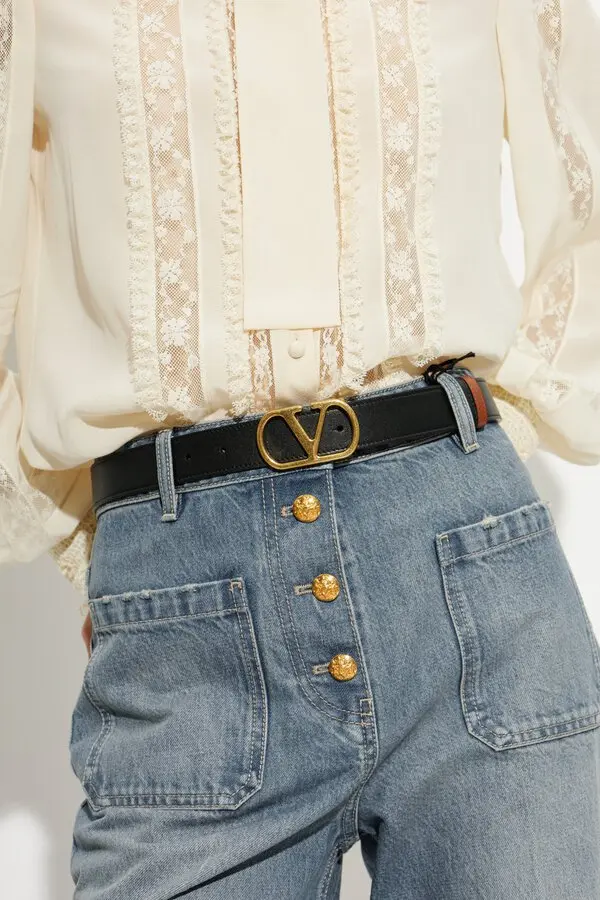 Valentino Garavani Leather Belt