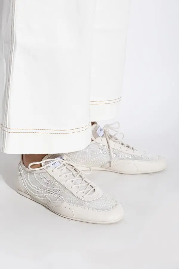JIMMY CHOO Sunny Sneakers - Cream
