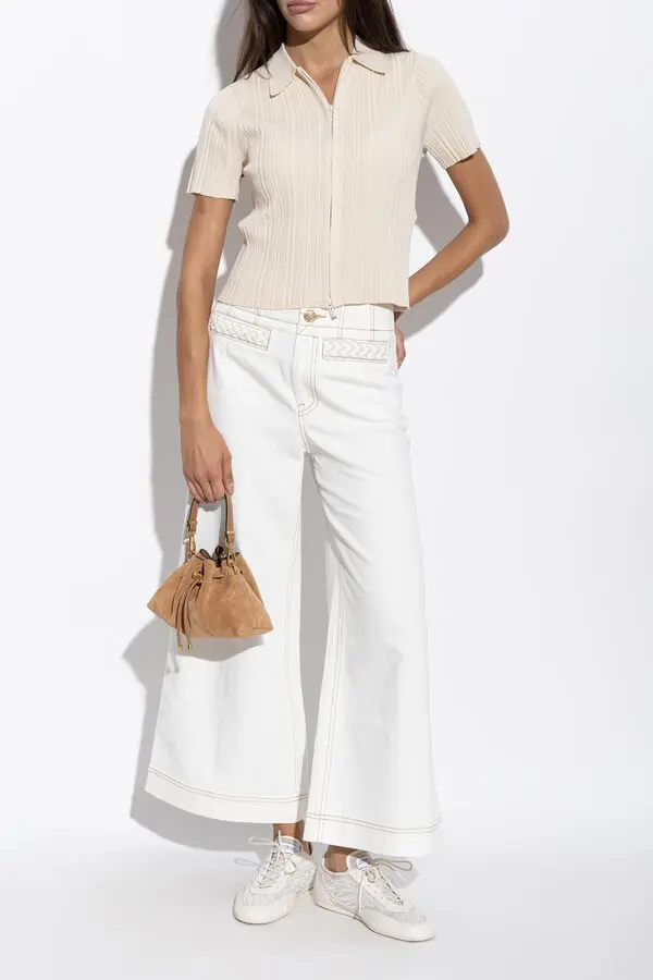 JIMMY CHOO Sunny Sneakers - Cream