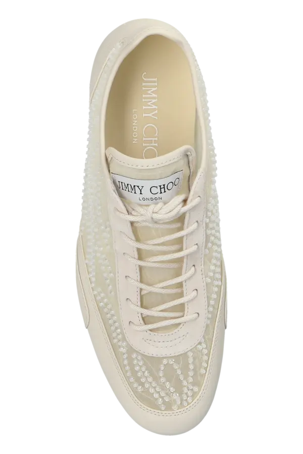 JIMMY CHOO Sunny Sneakers - Cream
