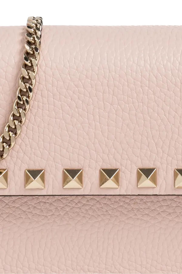 Valentino Garavani Wallet On A Chain With Studs