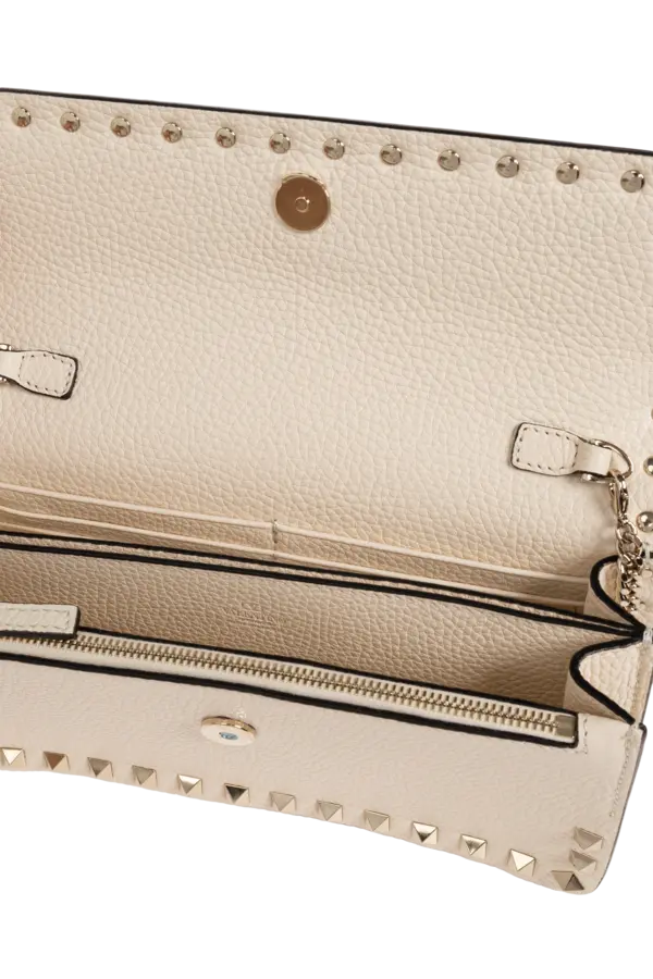 Valentino Garavani Wallet On A Chain With Studs