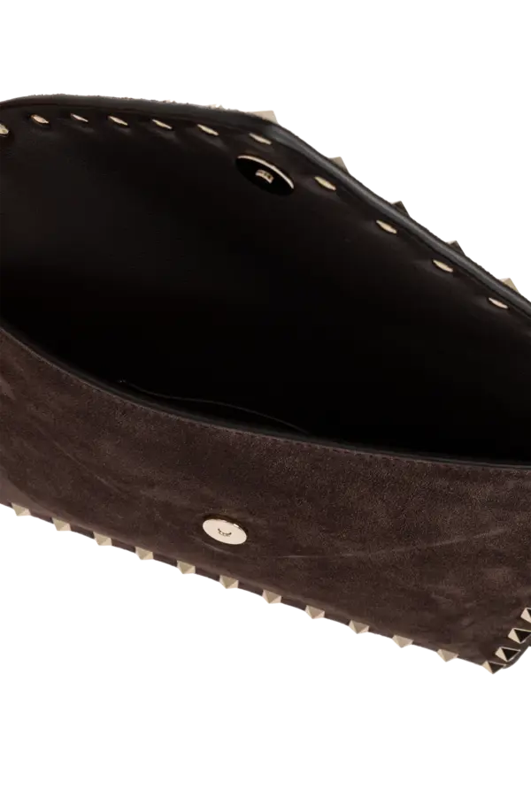 Valentino Garavani Leather Clutch With Studs