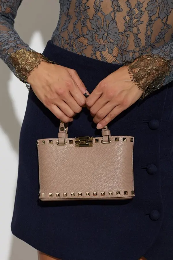 Valentino Garavani Leather Bag With Studs