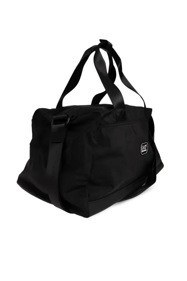EA7 Logo Patch Carry-on Bag