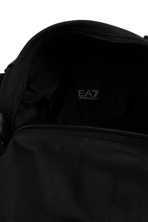 EA7 Logo Patch Carry-on Bag