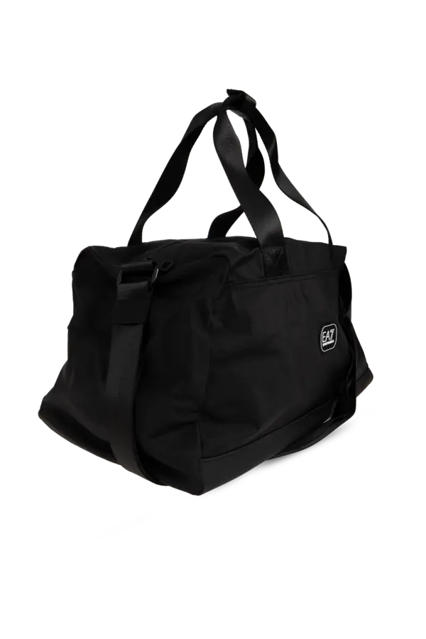 EA7 Logo Patch Carry-on Bag