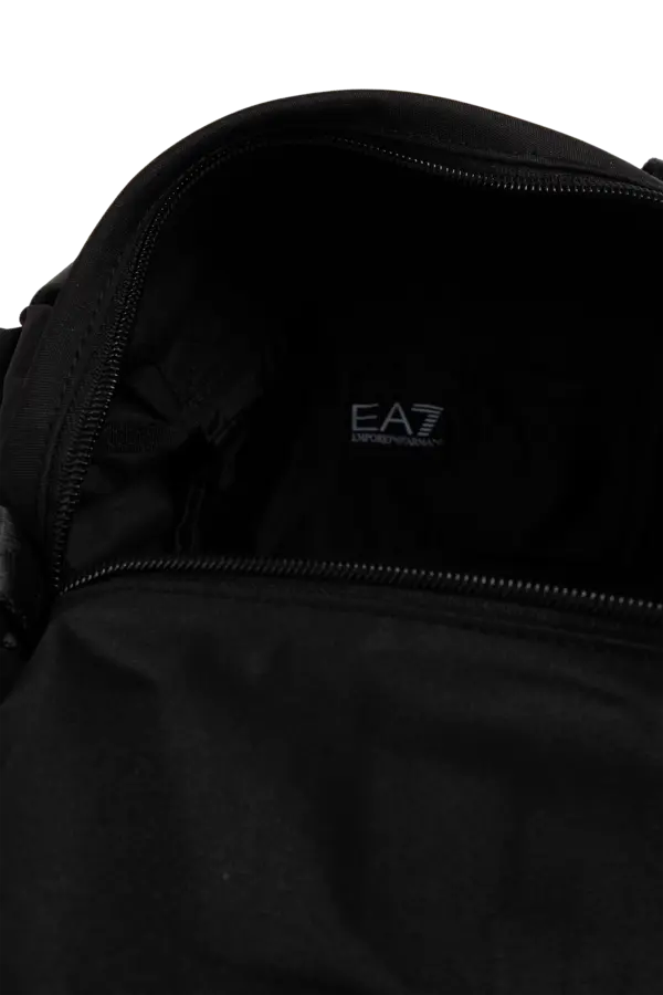 EA7 Logo Patch Carry-on Bag