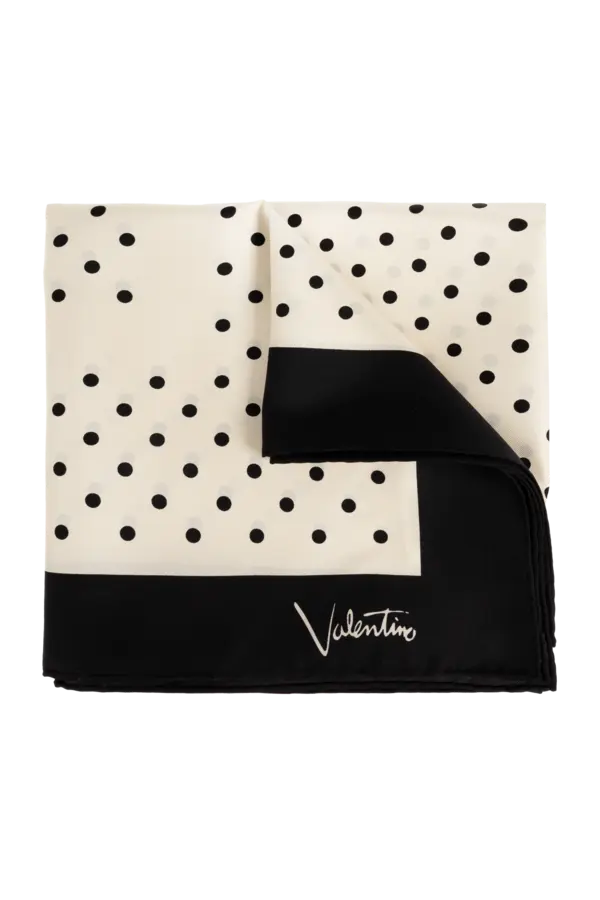 Valentino Garavani Silk Scarf - Cream