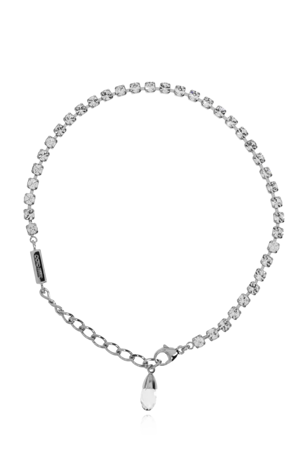 JIMMY CHOO Crystal Chain Anklet