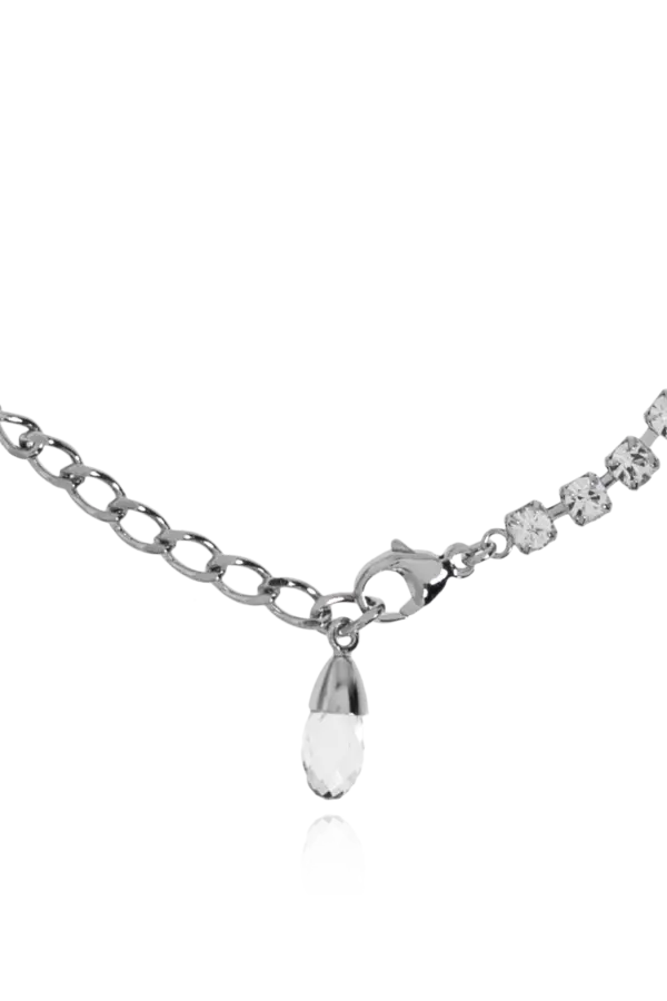 JIMMY CHOO Crystal Chain Anklet