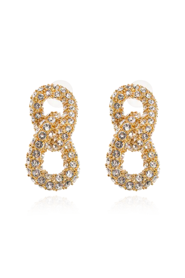 Isabel Marant Étoile Earrings With Crystals - Gold