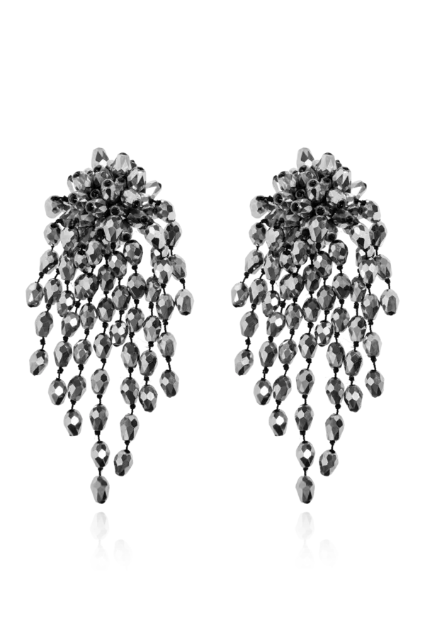 Isabel Marant Étoile Clip-on Earrings With Shimmering Crystals