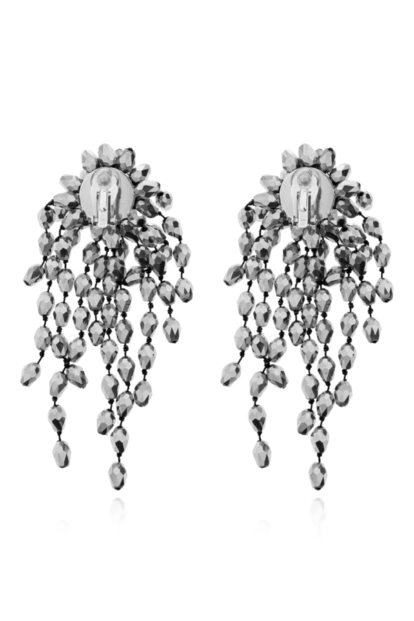 Isabel Marant Étoile Clip-on Earrings With Shimmering Crystals