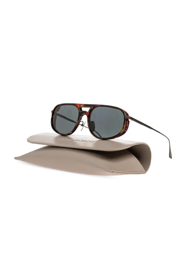 Linda Farrow Calder Sunglasses - Brown