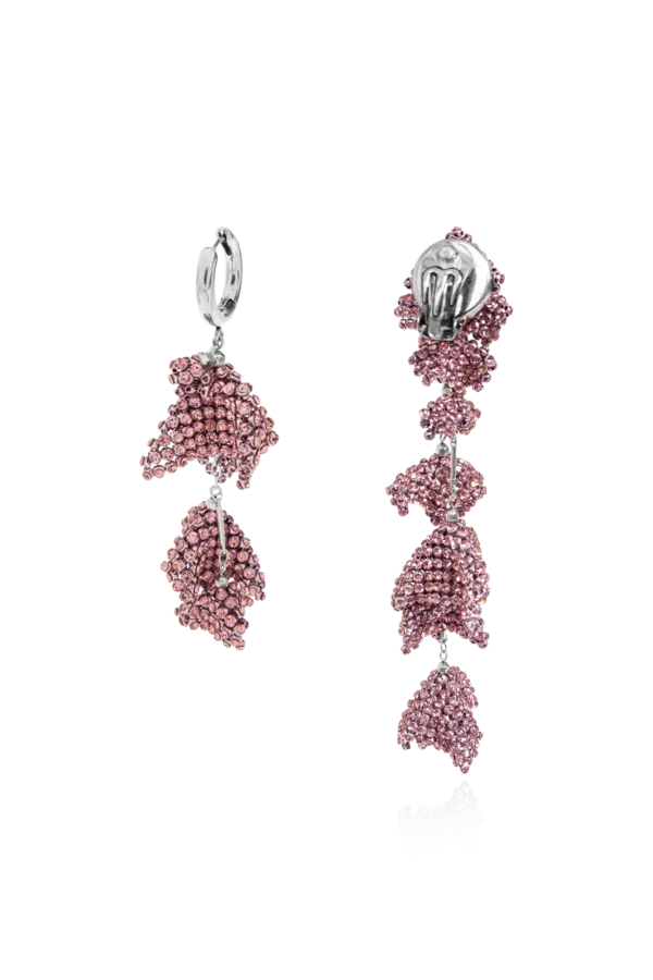 Isabel Marant Étoile Asymmetrical Crystal Drop Earrings