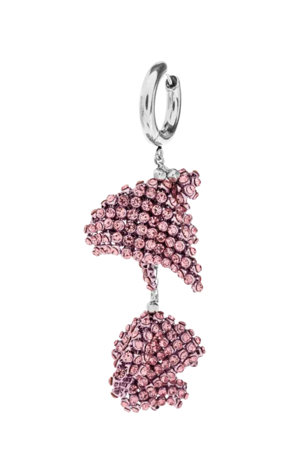 Isabel Marant Étoile Asymmetrical Crystal Drop Earrings