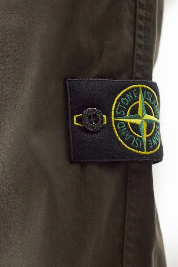 Stone Island Trousers With Logo