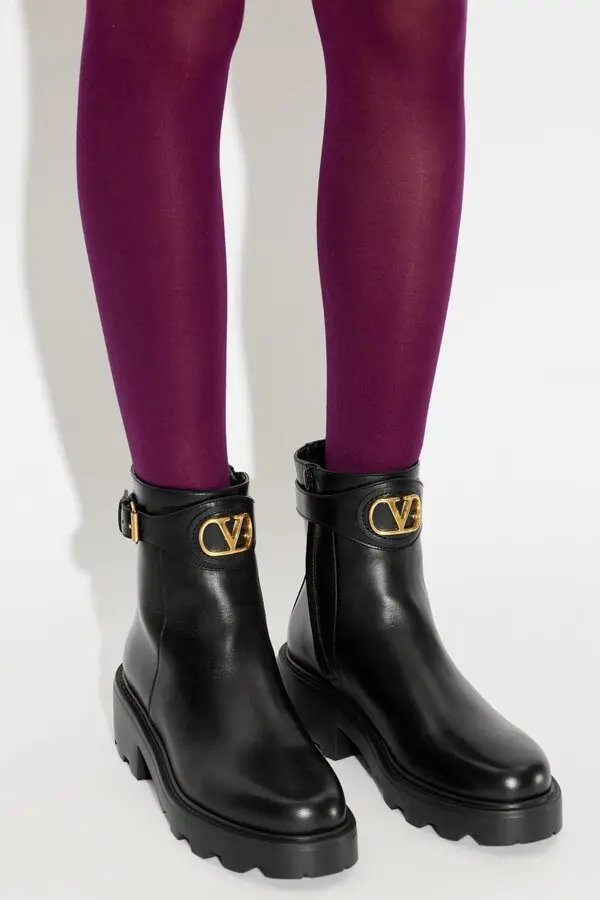 Valentino Garavani Leather Ankle Boots