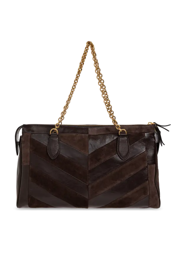 Valentino Garavani Leather Bag With Appliqués